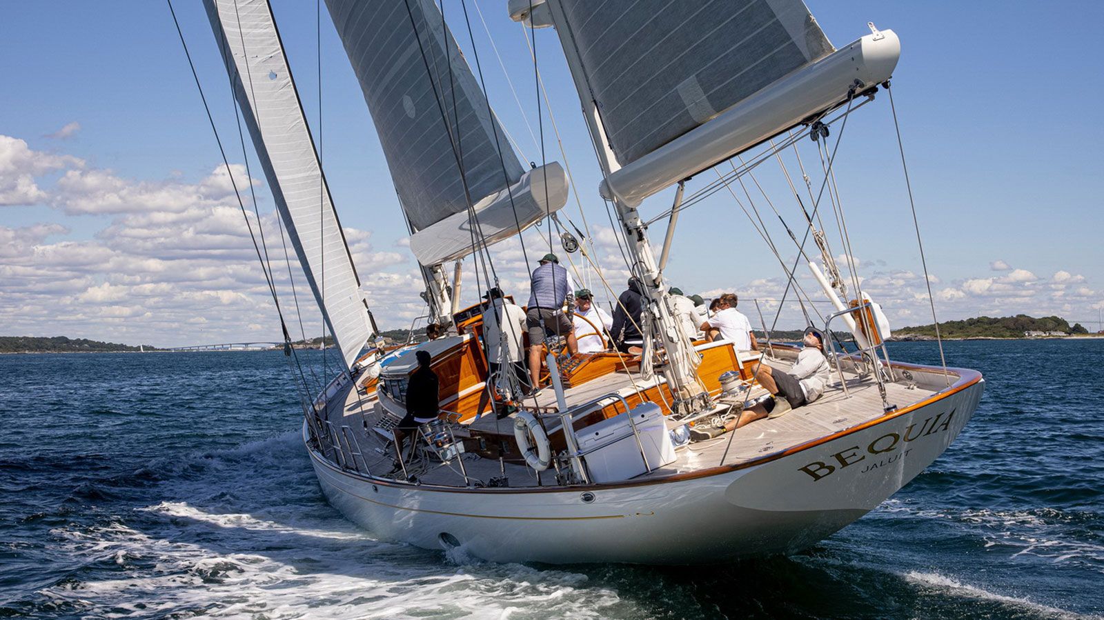 27m sailing yacht Bequia wins Safe Harbor Race Weekend